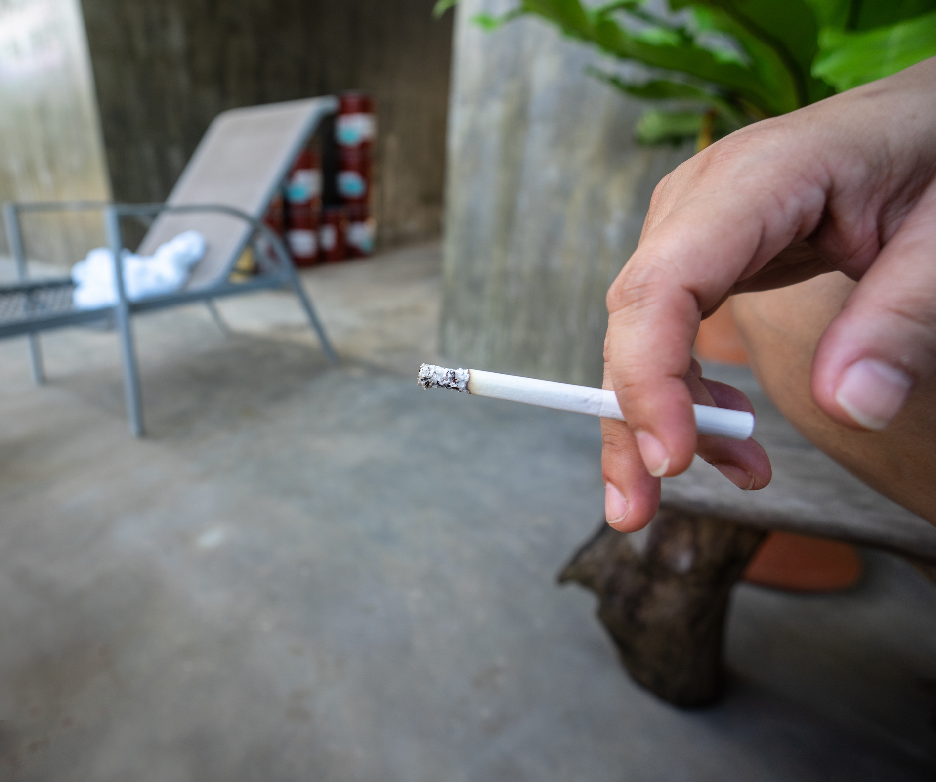 Can you smoke outside an Airbnb?